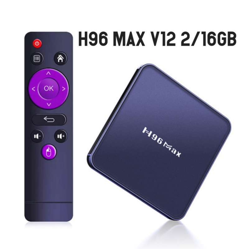 Jual H96 Max V12 Ram 4gb+32gb Tv Box Android 12 Bluetooth Wifi 4k Dual ...