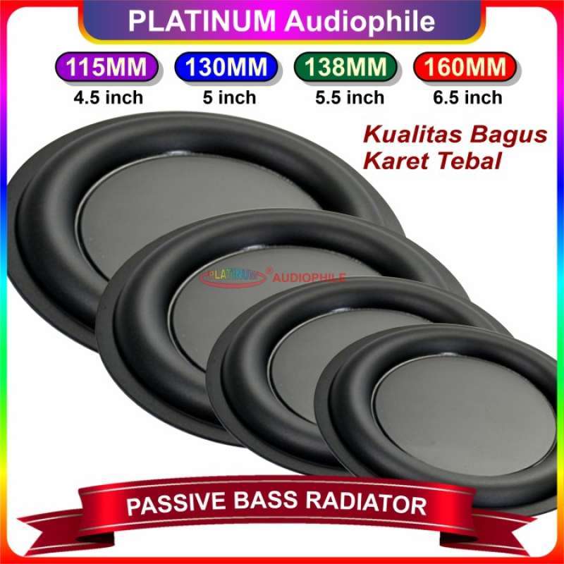 Jual Passive Bass Radiator 4 5 6 8 Inch 115 130 138 160mm Membran ...