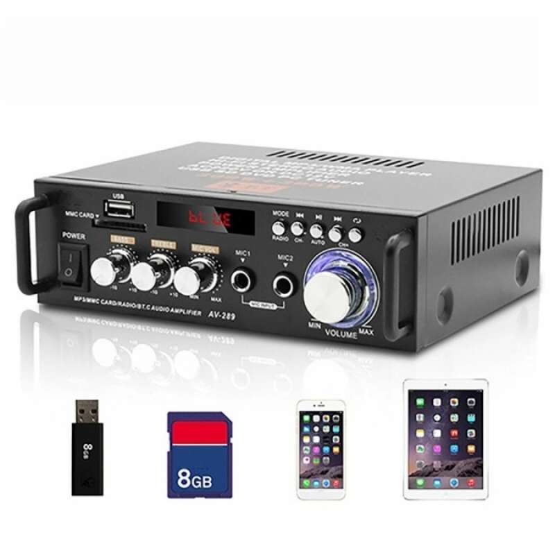 Jual Taffware Bluetooth Audio Amplifier Karaoke Home Theater Fm Radio ...