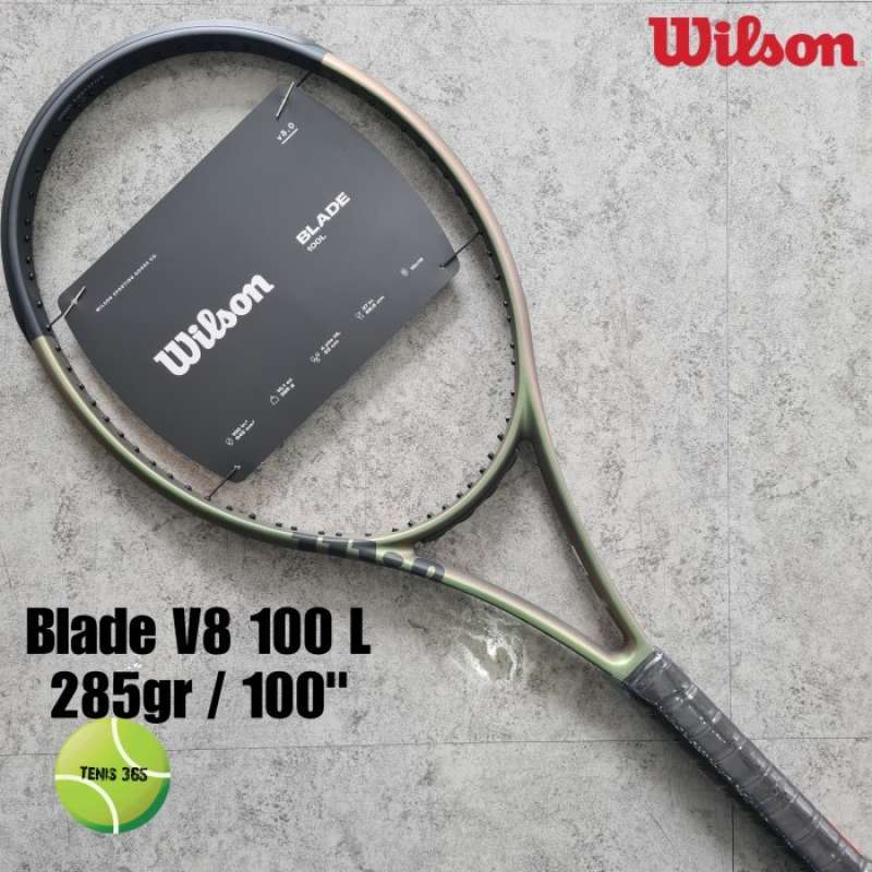 Promo Raket Tenis Wilson Blade 100l V8 - Free String + Grip + Dampener ...