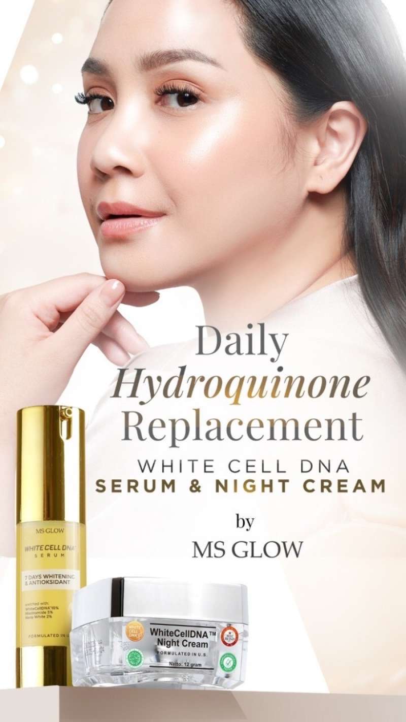 Promo White Cell Dna Serum Dan Night Cream Paket White Cell Dna Diskon ...