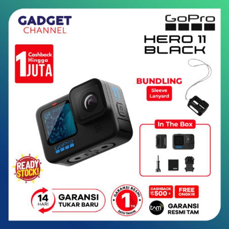 Jual Gopro Hero 11 Black Action Camera Original Garansi Tam 1 Thn Di ...