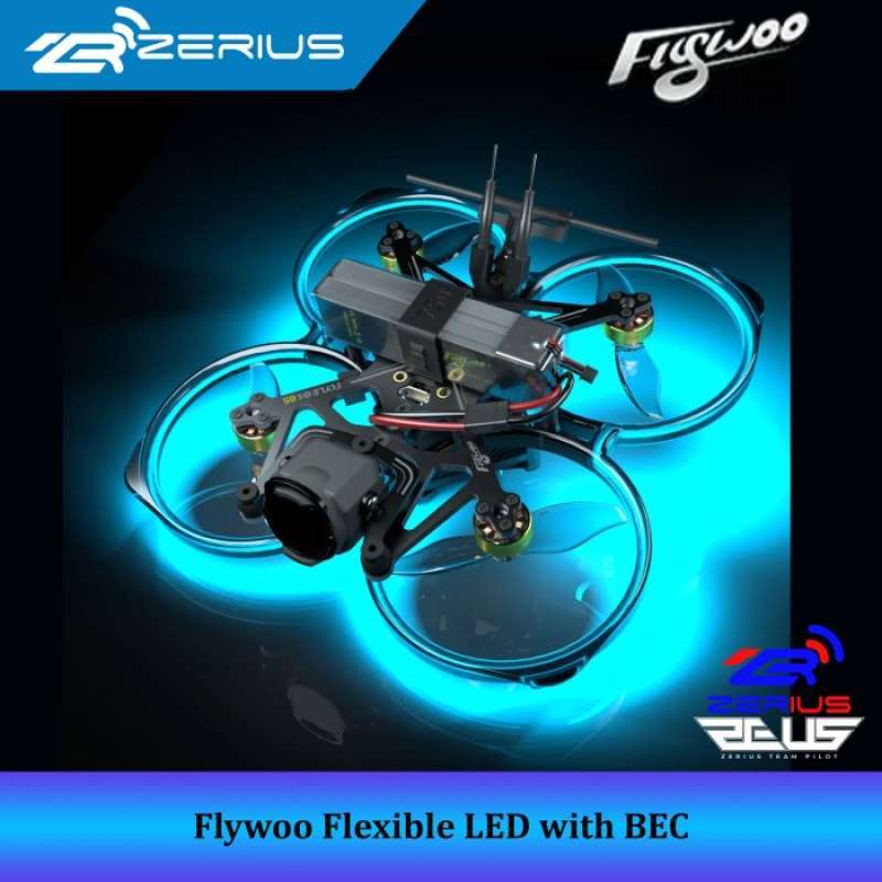 Jual Flywoo Flexible Led Strip With 3.3v Bec, 2.7mm X 1m Led - Blue Di ...