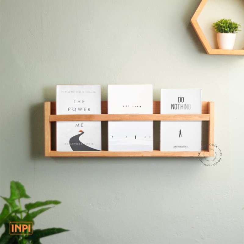 Jual Rak Dekor- Rak Pajang Dinding - Rak Buku Gantung - Hiasan Dinding ...