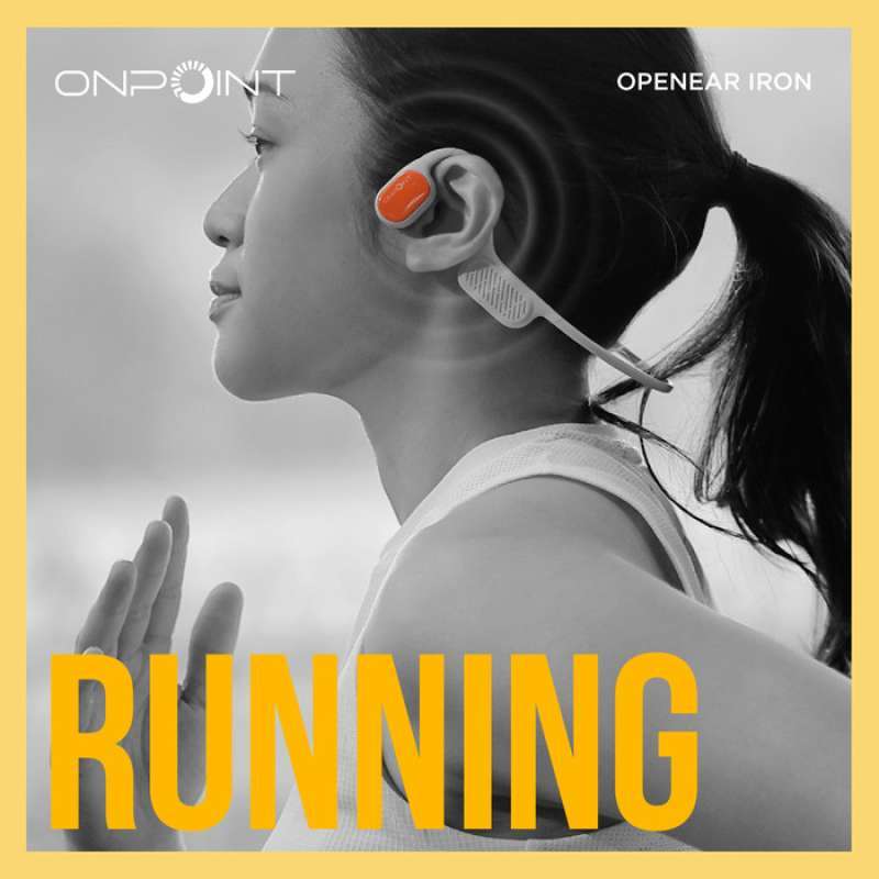 Jual Onpoint Openear Iron Bone Conduction Headphone - Black Di Seller ...