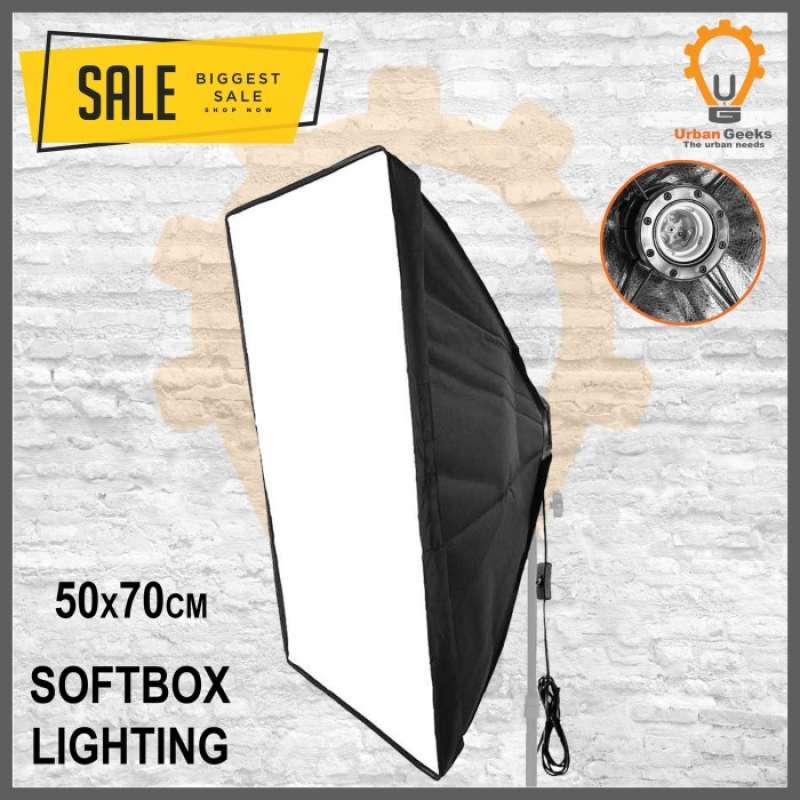 Jual Softbox Lighting 50x70 Cm Universal Mount Lampu Studio - Medium ...