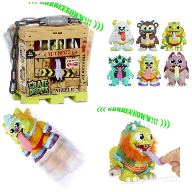 Promo Crate Creatures Surprise! Flingers - Mainan Anak Diskon 23% Di ...