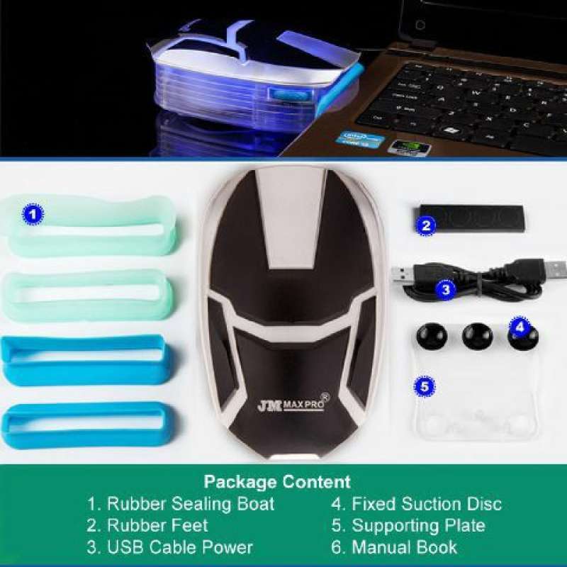 Promo 100% Produk Ori Jm Maxpro Max Pro V10 Cooling Laptop Diskon 23% ...