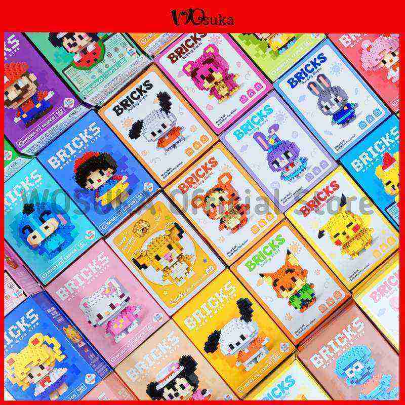 Promo Wosuka Nano Bricks Mainan Balok Building Nano Block Model Kartun ...
