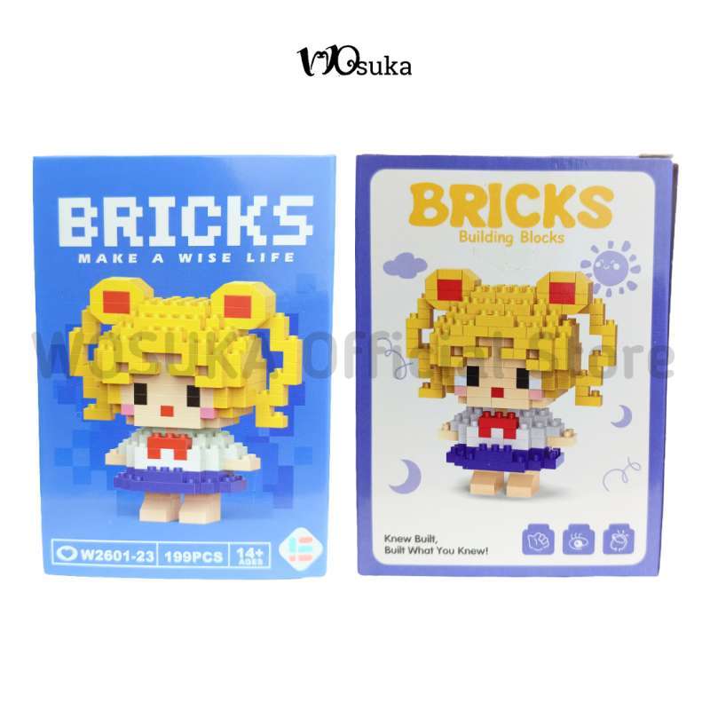 Promo Wosuka Nano Bricks Mainan Balok Building Nano Block Model Kartun Diy Susun Blok Bangunan ...