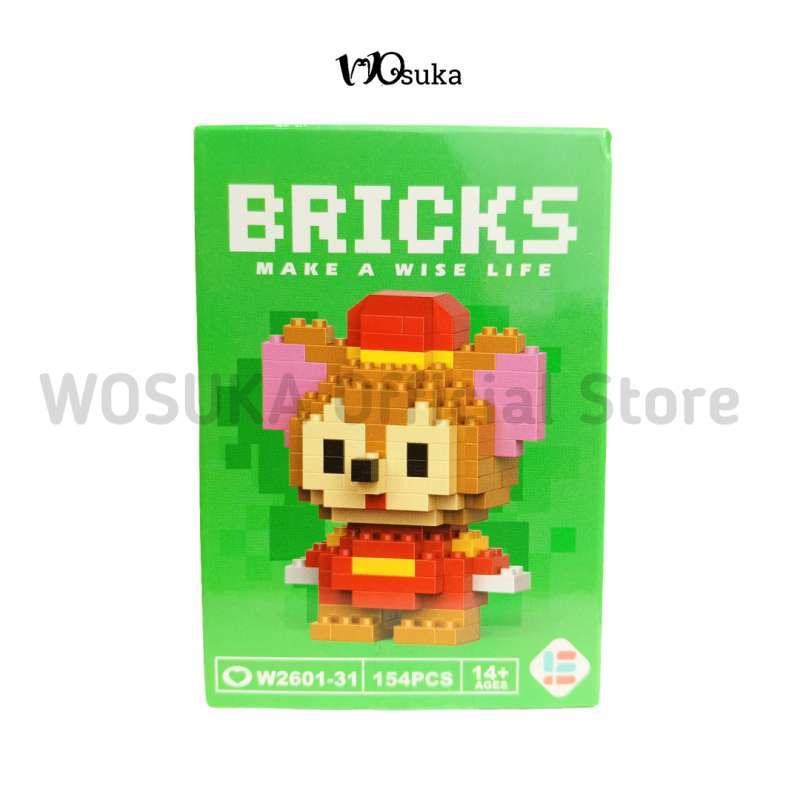 Promo Wosuka Nano Bricks Mainan Balok Building Nano Block Model Kartun ...