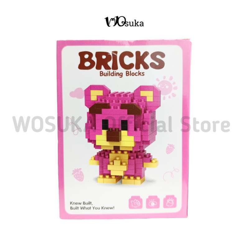 Promo Wosuka Nano Bricks Mainan Balok Building Nano Block Model Kartun ...