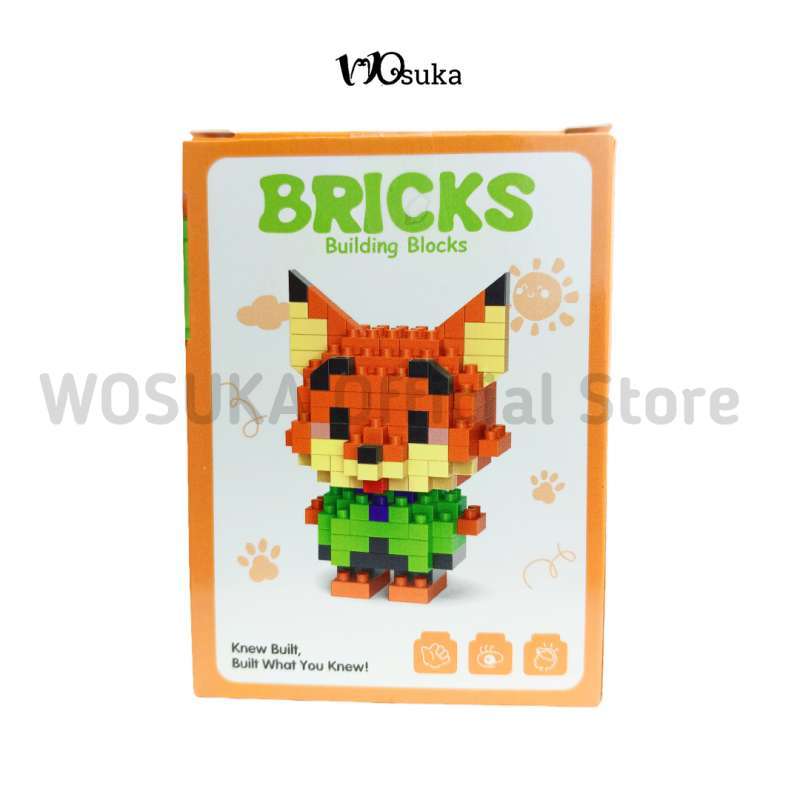 Promo Wosuka Nano Bricks Mainan Balok Building Nano Block Model Kartun ...