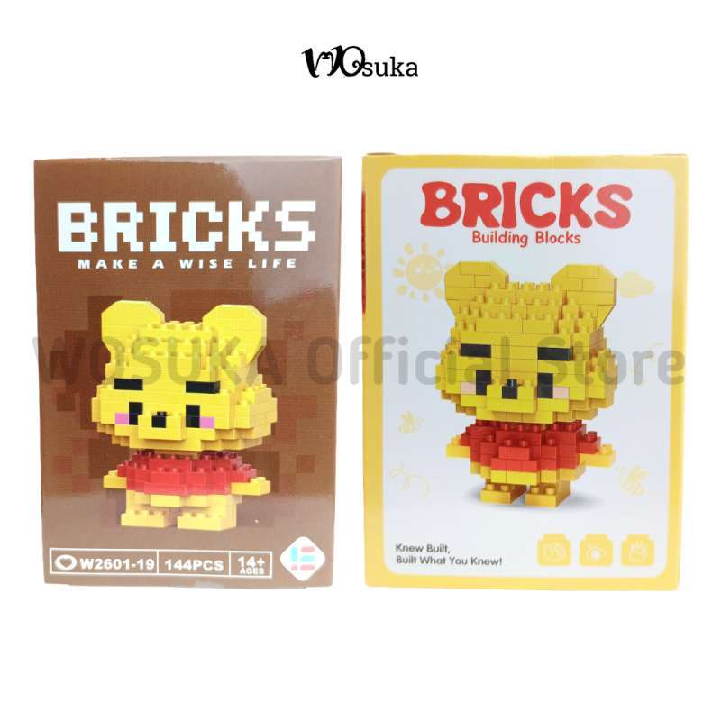 Promo Wosuka Nano Bricks Mainan Balok Building Nano Block Model Kartun ...