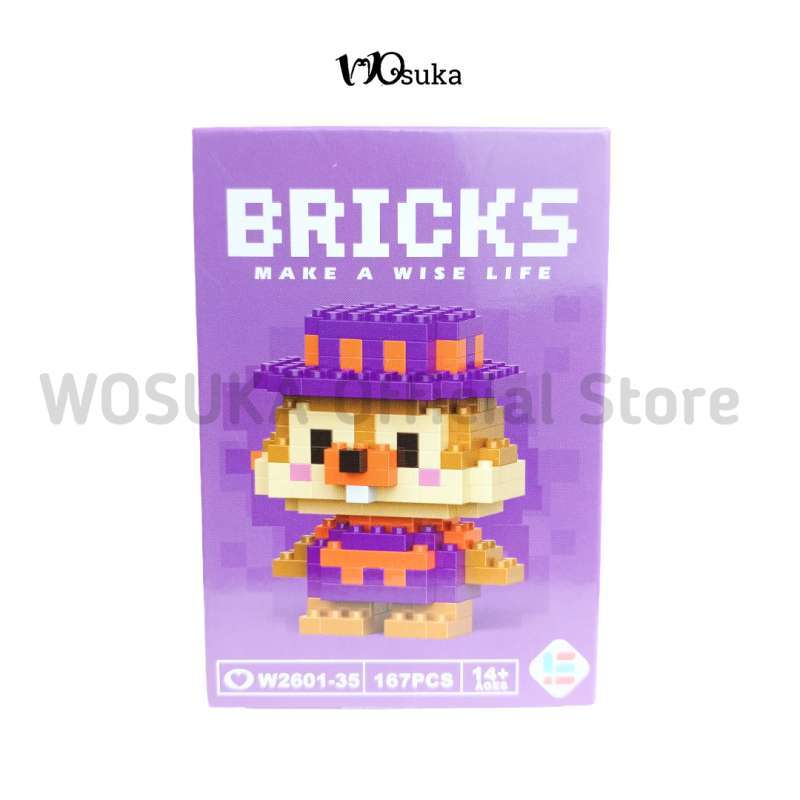Promo Wosuka Nano Bricks Mainan Balok Building Nano Block Model Kartun ...