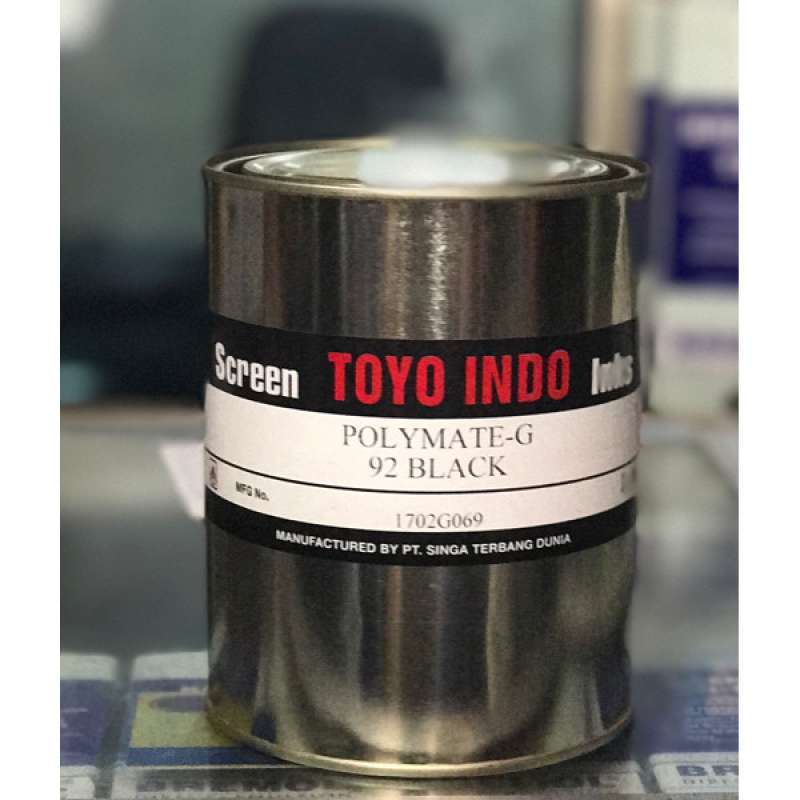 Promo Polymate G-92 Black Cat Sablon Basis Minyak Toyo Indo Diskon 23% ...