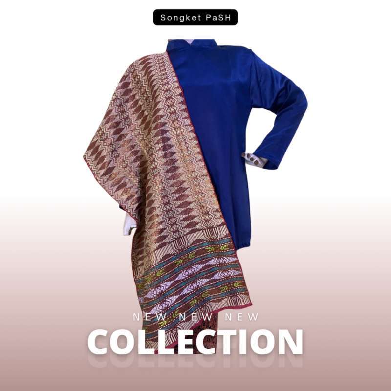 Jual Songket Pash - Selendang Songket Mesin Khas Palembang Berbagai ...