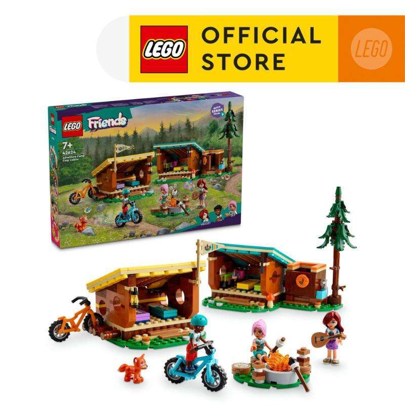 Jual Lego Friends 42624 Adventure Camp Cozy Cabins (437 Pieces) Mainan ...