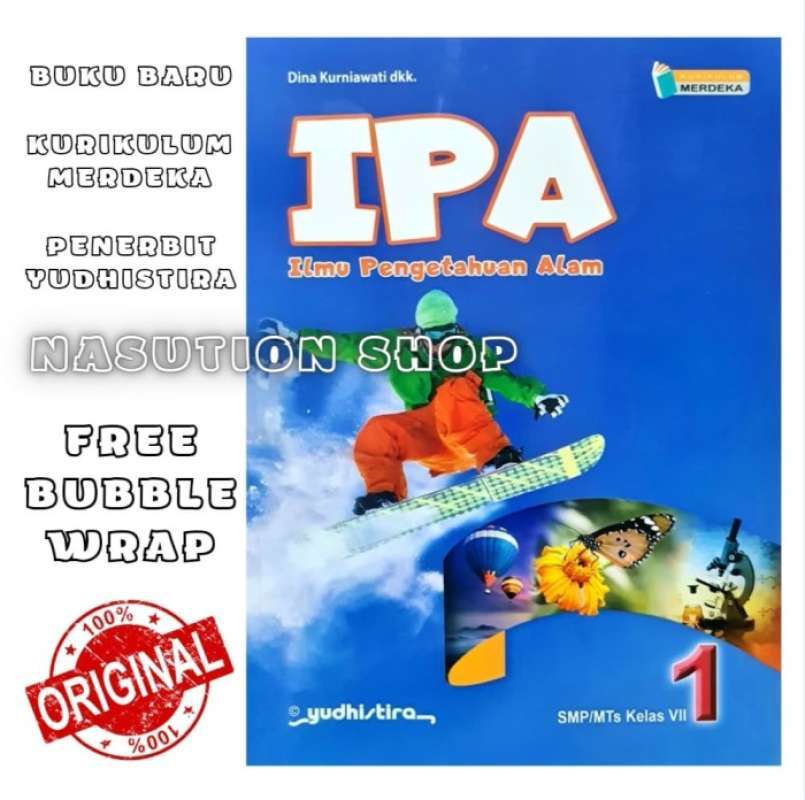 Jual Buku Ipa Kelas 1 2 3 / 7 8 9 Smp Yudhistira Kurikulum Merdeka ...