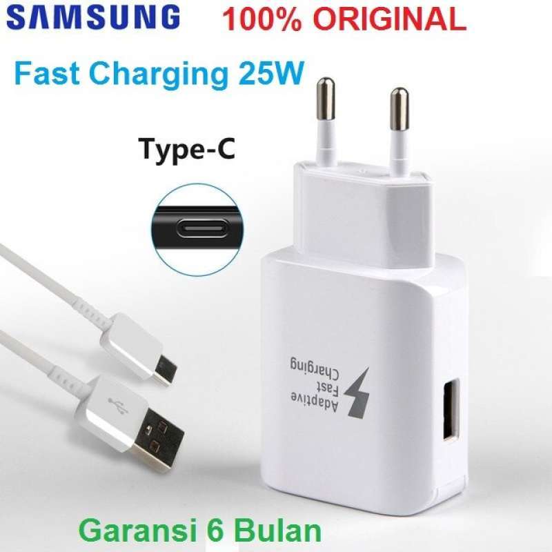 Promo Samsung Fast Charge Usb Type-c Cable Ep-ta300 Max 25w Original ...