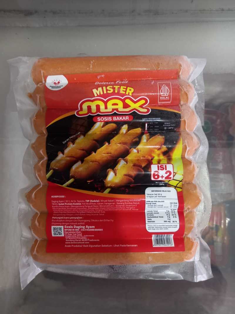 Jual Mister Max Sosis Jumbo Isi 8 Di Seller Radja Frozen Food - Lubang ...