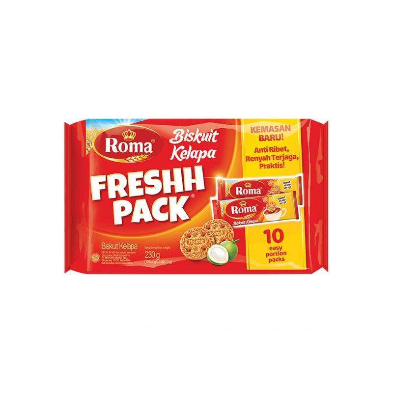 Promo Roma Kelapa Freshh Pack [23 Gr X 10 Pcs] Diskon 10% Di Seller ...
