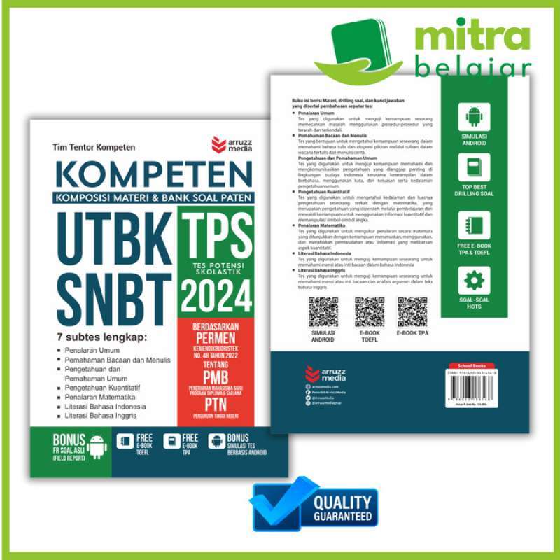 Jual Buku Bank Soal Kompeten Utbk Snbt Sbmptn Tps Snpmb 2024 Di Seller Hachi - Cengkareng Timur ...