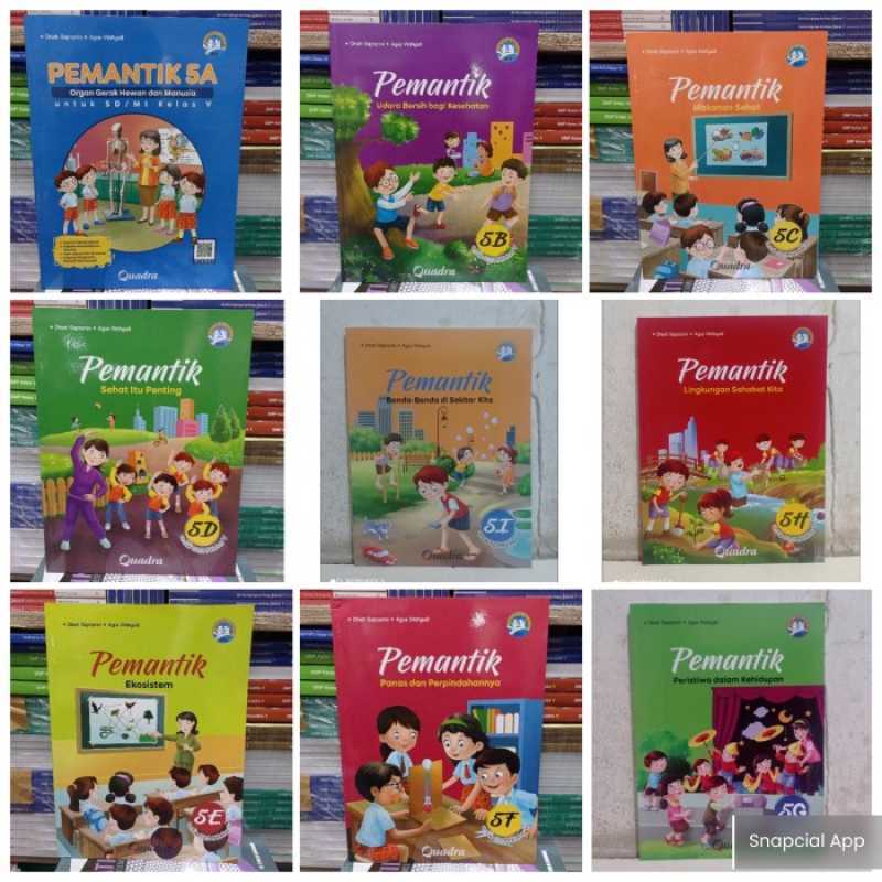 Jual Buku Pemantik 5a 5b 5c 5d 5e 5f 5g 5h 5i Kelas 5 Sd Revisi Quadra ...