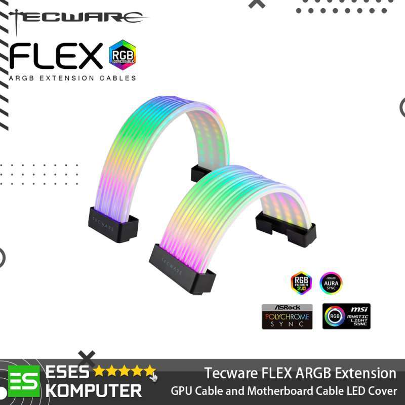Jual Tecware Flex Rgb Light Strip Set For Psu Extension Cables | Gpu ...