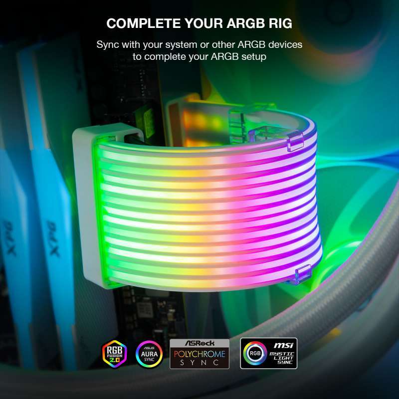 Jual Tecware Flex Rgb Light Strip Set For Psu Extension Cables | Gpu ...