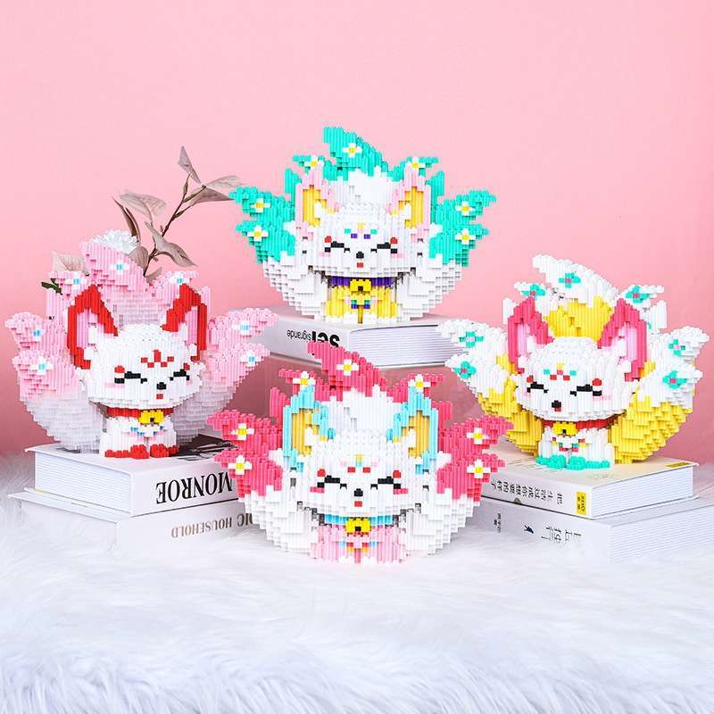 Jual Micro Block Mikro Blok Model Karakter Gumiho/ Nine Tail Fox Korea ...