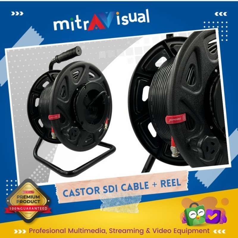Promo Castor Sdi Cable + Reel Support 1080p - 100 Meter Diskon 23% Di ...