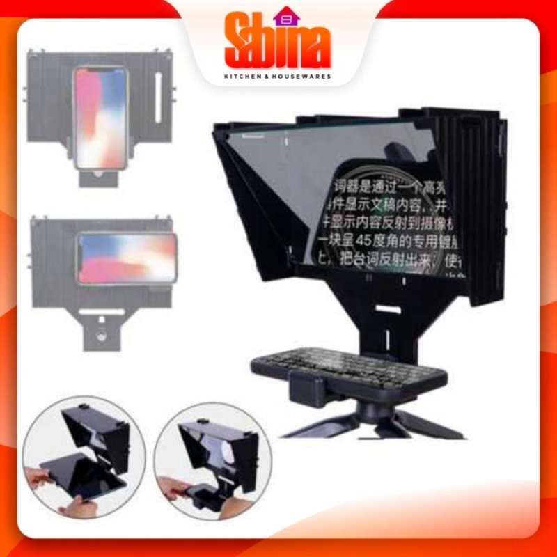Promo Teleprompter Mini Portable Autocue With Remote Diskon 23% Di ...