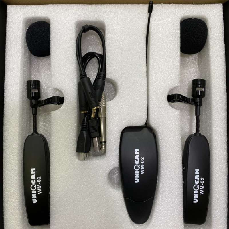 Jual Uniqcam Wm-02 Wearable Wireless Microphone Di Seller Indah Purnama ...