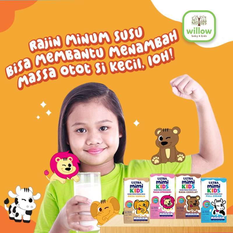 Jual Susu Uht - Ultra Jaya Mimi Susu Uht 125ml - Stroberi Di Seller ...