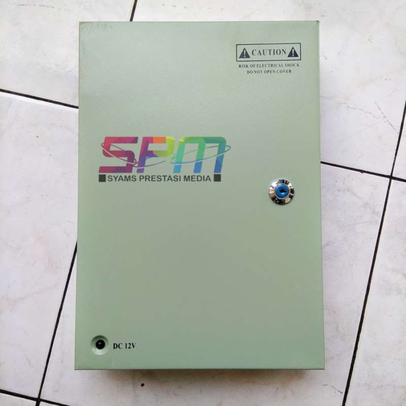 Jual Power Supply 12v 30a Box Panel / Adaptor Psu 12v 30a 18ch Untuk ...
