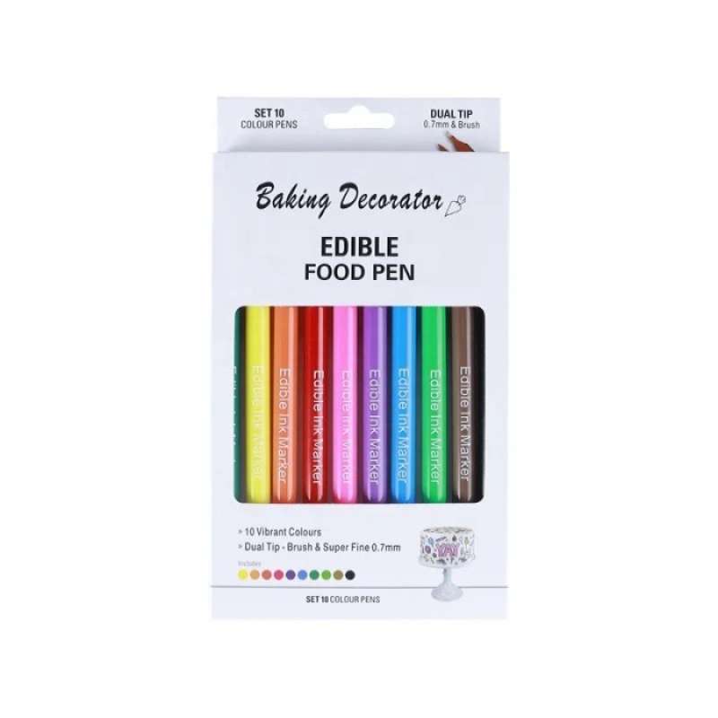 Jual Eltamart Edible Food Pen Spidol Pulpen Warna Tulis Kue Bisa ...