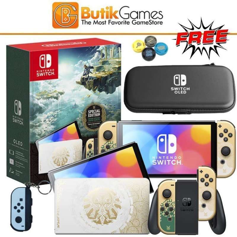 Jual Nintendo Switch Oled Zelda Totk Tears Tear Of The Kingdom Edition ...