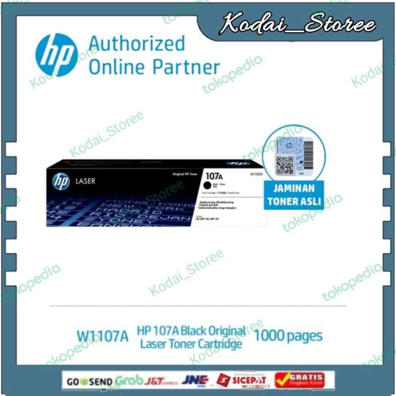 Promo Toner Hp Laserjet 107a Black Original Diskon 33% Di Seller Ksm Store - Meruya Selatan ...