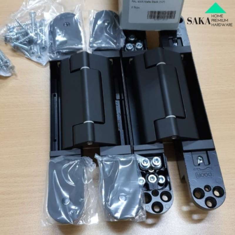 Jual Engsel Tectus Te 540 Black Matt Tectus Concealed Hinges Combine ...