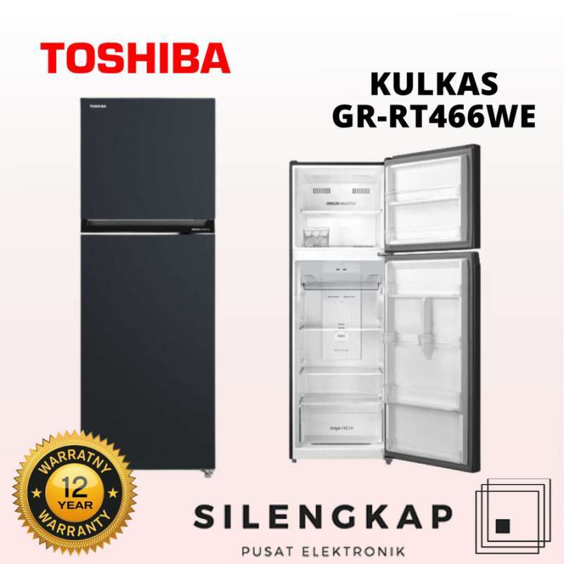 Jual Toshiba Kulkas 2 Pintu Kapasitas 338 Liter Gr-rt466we-pmf-58 Di Seller Silengkap Elektronik ...