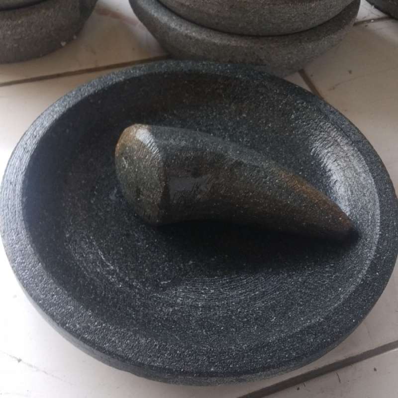 Jual Cobek & Ulekan Batu Gunung Asli Bubut Di Seller Shin Store ...