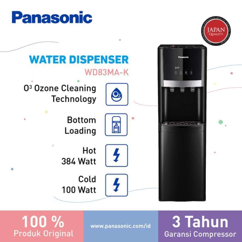 Jual Panasonic Ny-wdb83mak1 Water Dispenser Bottom Loading - Black Di ...
