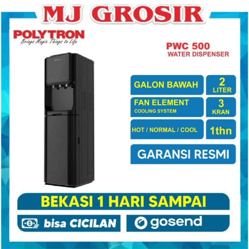 Jual Water Dispenser Polytron Pwc 500 Pwc500 Hot & Cool Elektrik Di ...