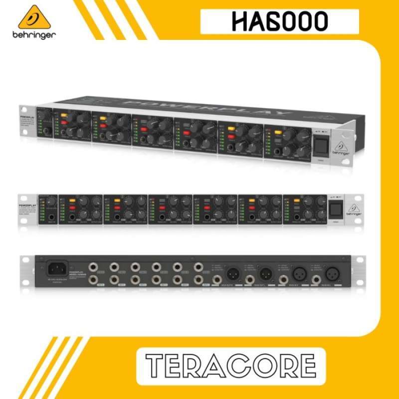 Promo Behringer Ha6000 Ha 6000 Distributor Amplifier Headphone 6 ...