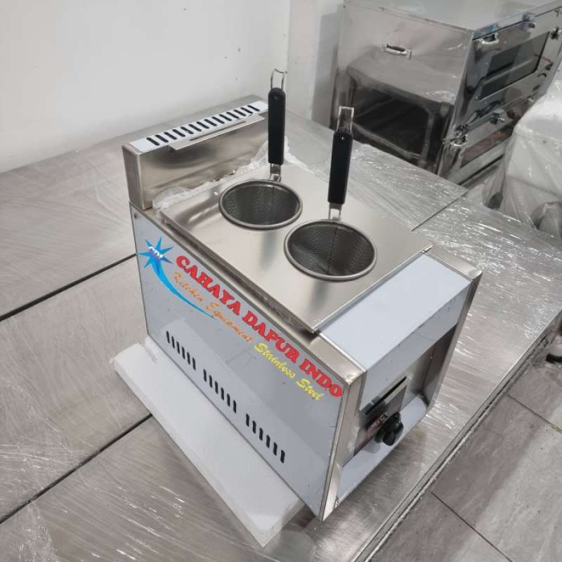 Promo Rebus Mie 2 Lubang/gas Noodle Boiler 2 Hole /mesin Rebus Mie/masak Mie Diskon 6% Di Seller ...