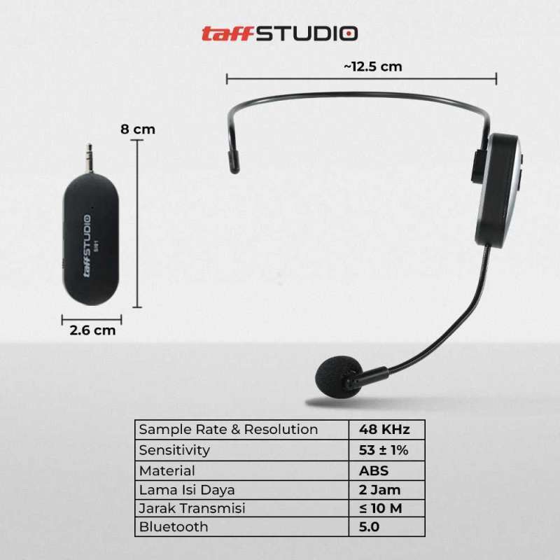 Jual Wireless Microphone 2.4ghz Headset Cs With Receiver Si01 Karaoke ...