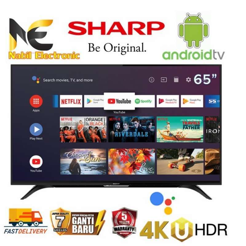 Promo Sharp 4t-c65ck1x 4k Hdr Android Tv Diskon 33% Di Seller Alfaza Shop - Meruya Selatan (udik ...