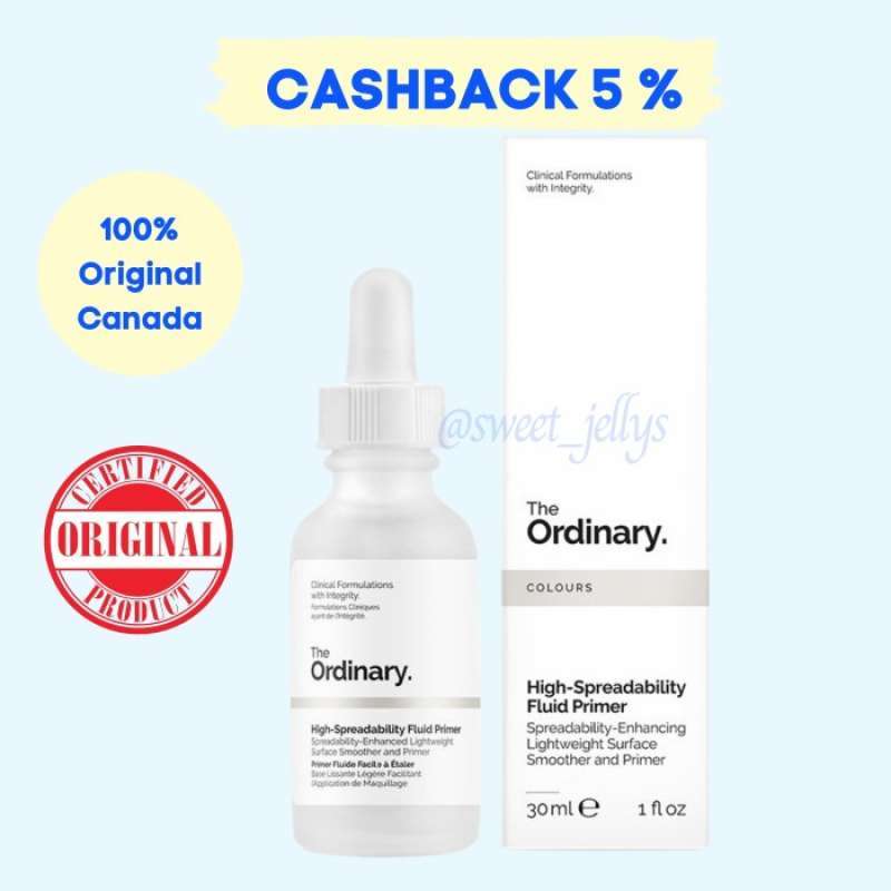 Promo The Ordinary High-spreadability Fluid Primer - Primer Wajah ...