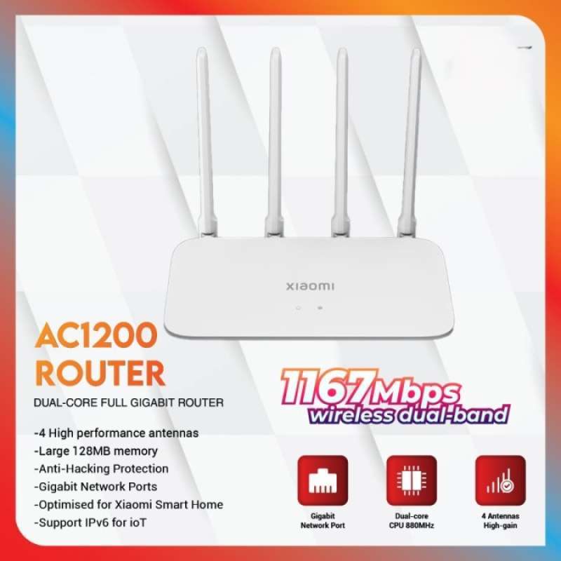 Jual Xiaomi Mi Wifi Router Ac1200 Dual Core Full Gigabit - Garansi ...